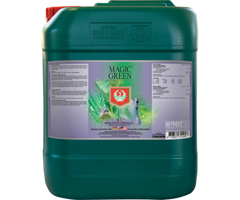 House & Garden Magic Green — 20 Liters – Simply Hydroponics